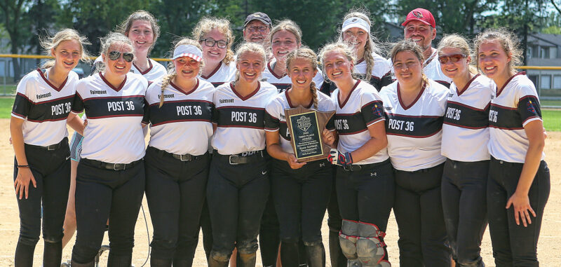 Fairmont Post 36 places 3rd at first-ever state legion softball ...
